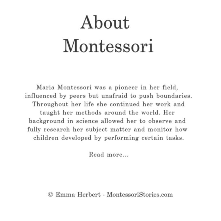 Montessori: An Introduction to Whole of Life Learning